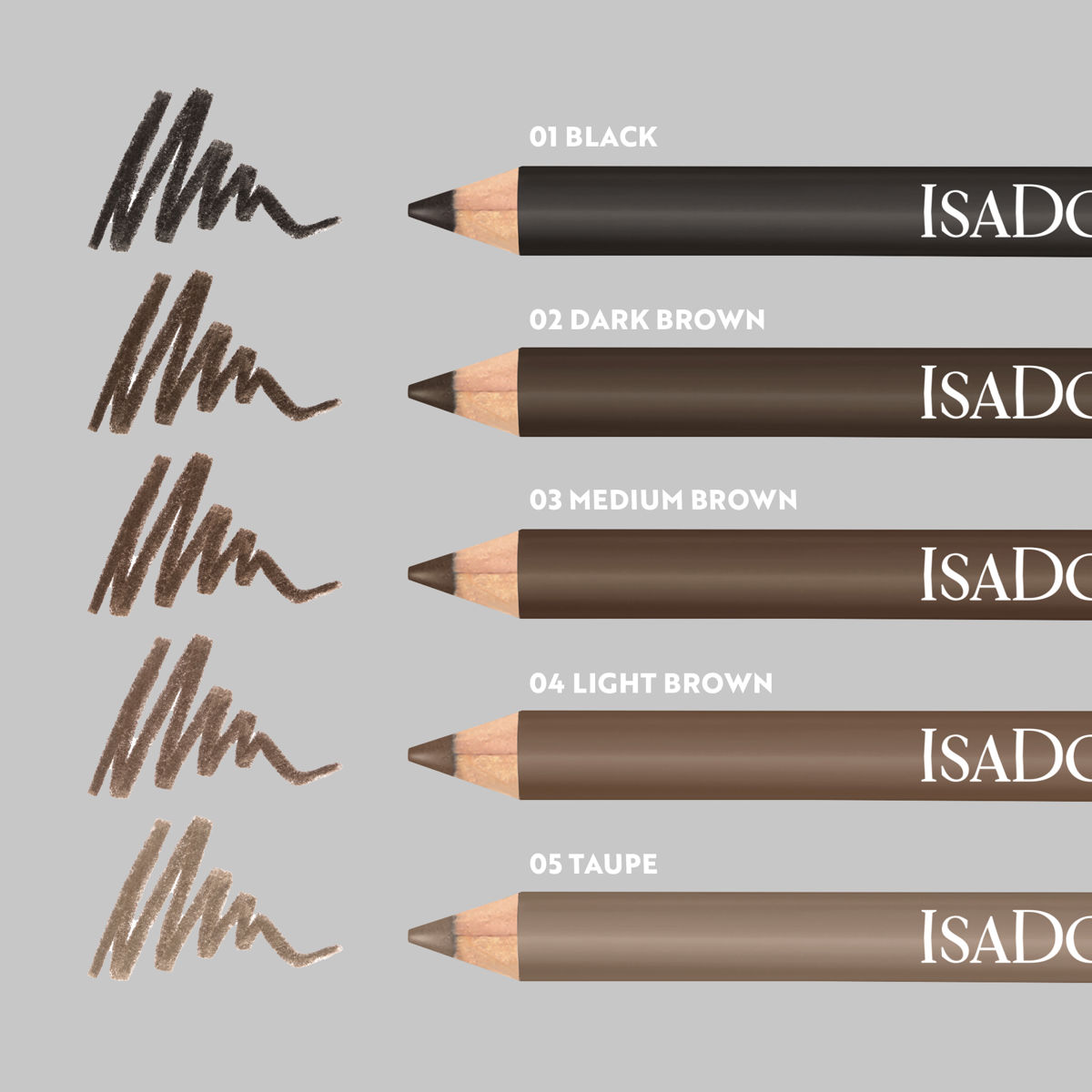 IsaDora | The Brow Powder Pen, Shapes, Defines & Fills - Black