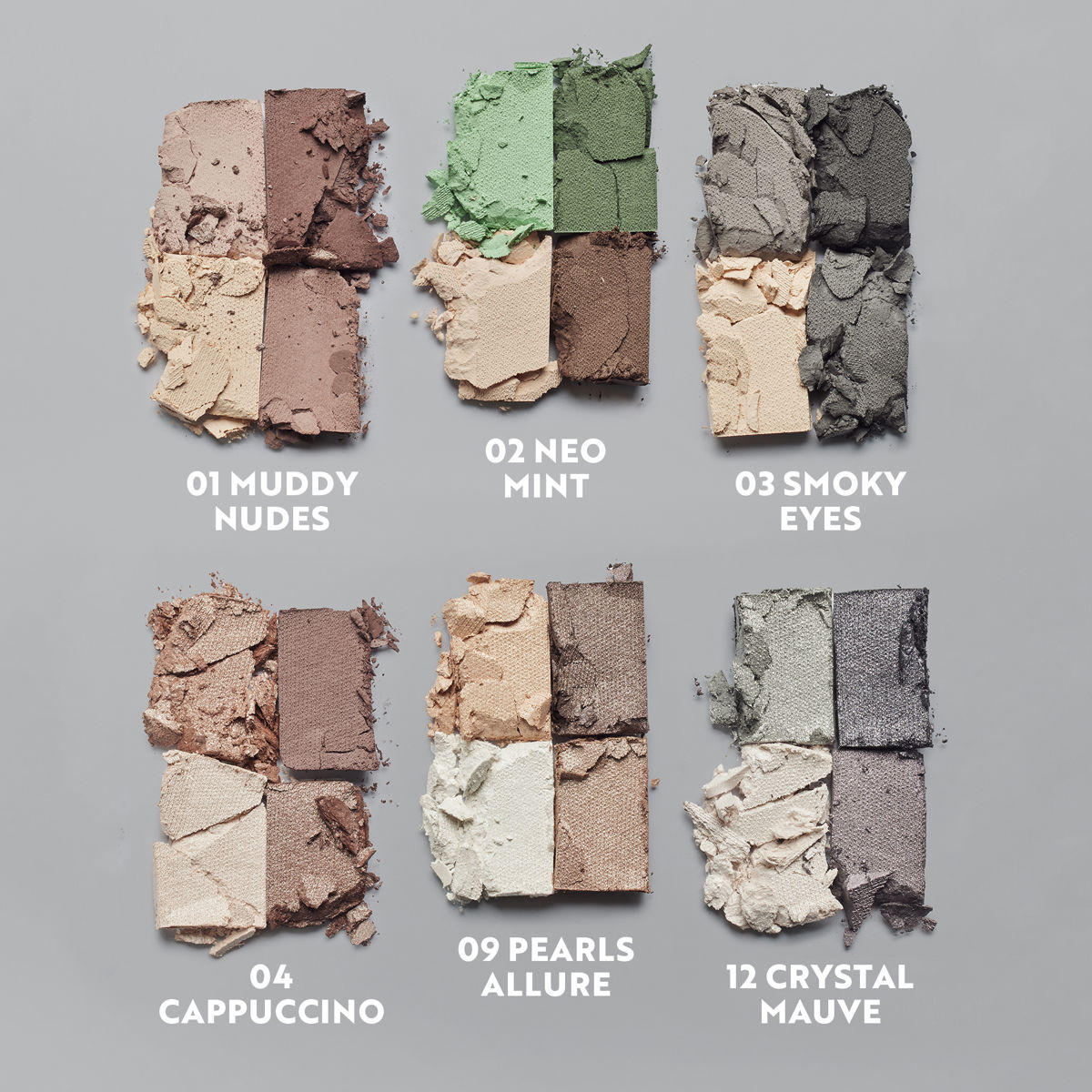 IsaDora | The Eyeshadow Quartet - Muddy Nudes