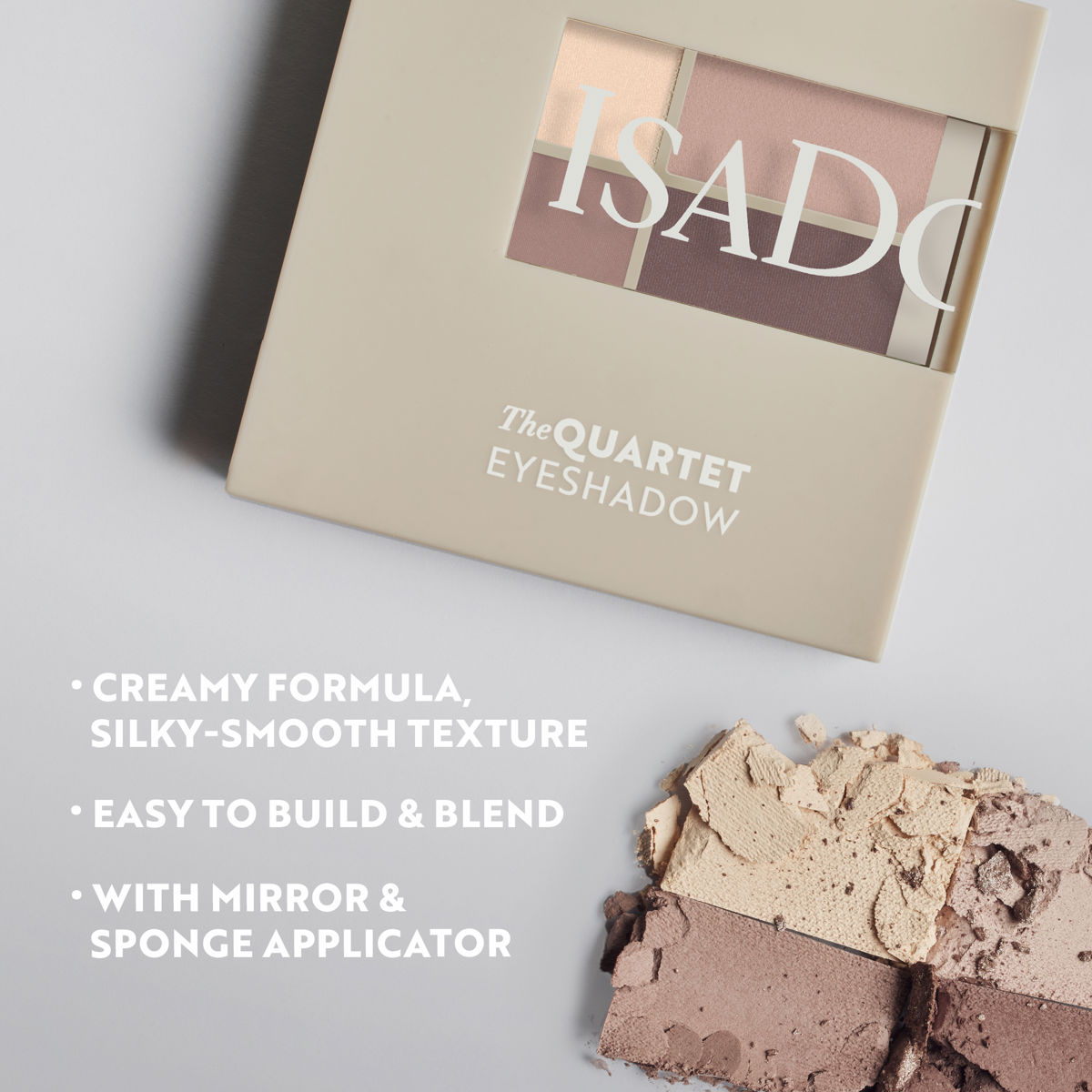 IsaDora | The Eyeshadow Quartet - Muddy Nudes